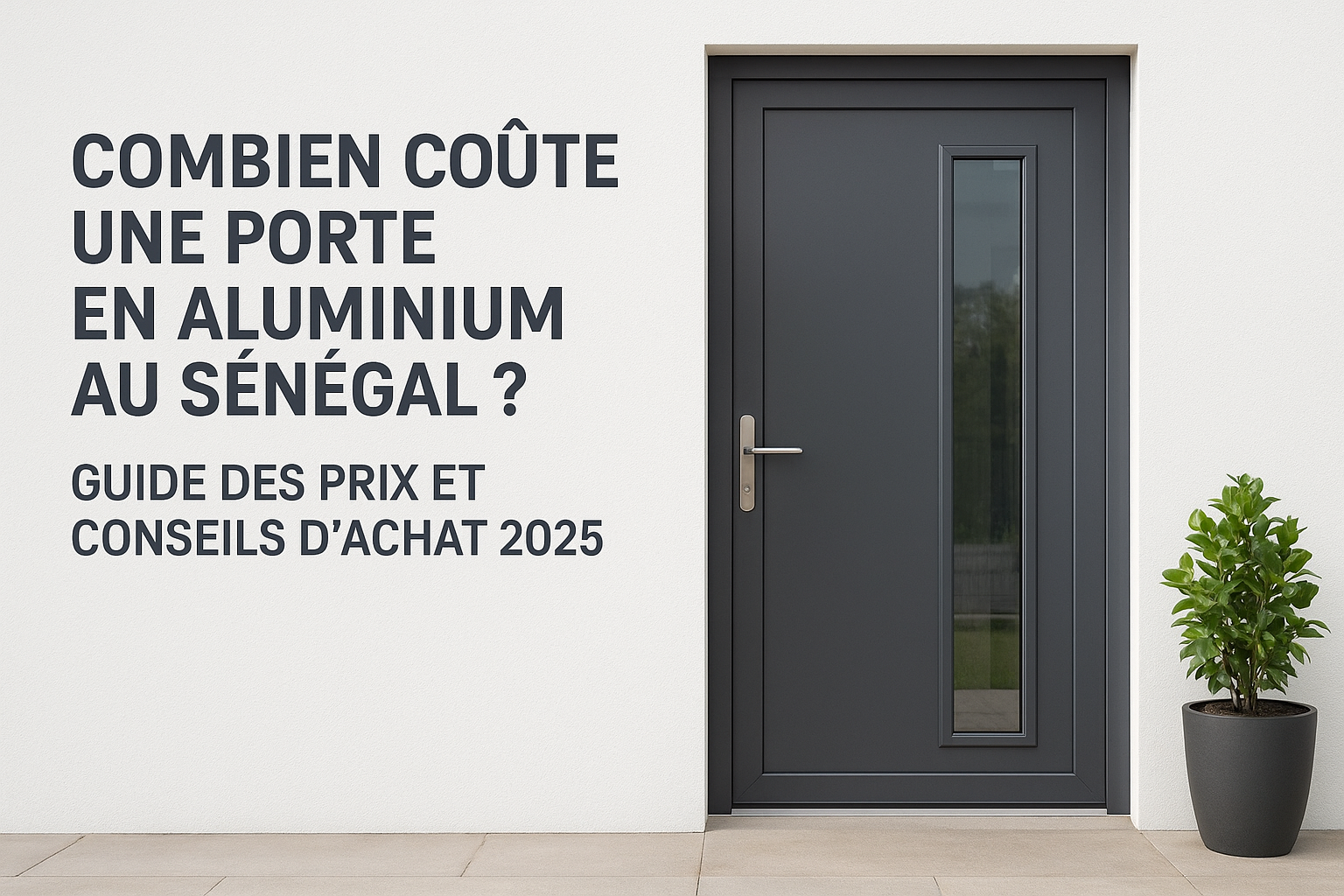 Prix Porte en aluminium au Sénégal : tarifs, modèles et conseils ...